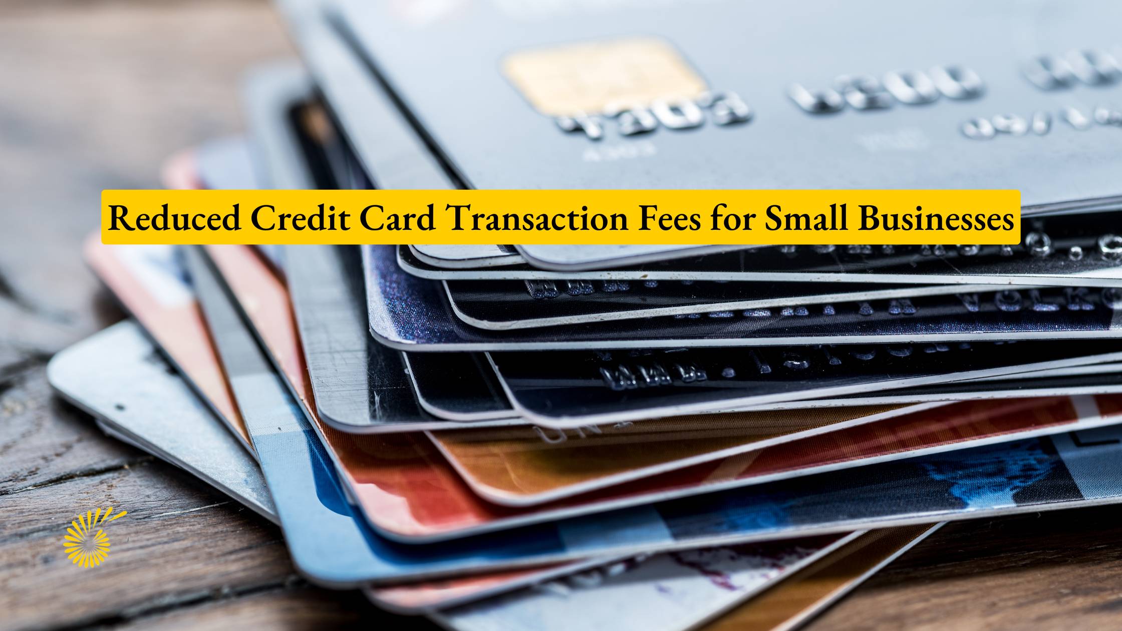 Reduced Credit Card Transaction Fees for Small Businesses?